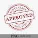 Santa Claus Approved Nice List Stamp PNG Official Seal North Pole ...