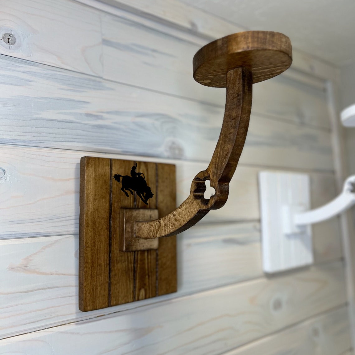 Cowboy Hat Rack Hat Wall Display for Farmhouse Decor Single Hat ...