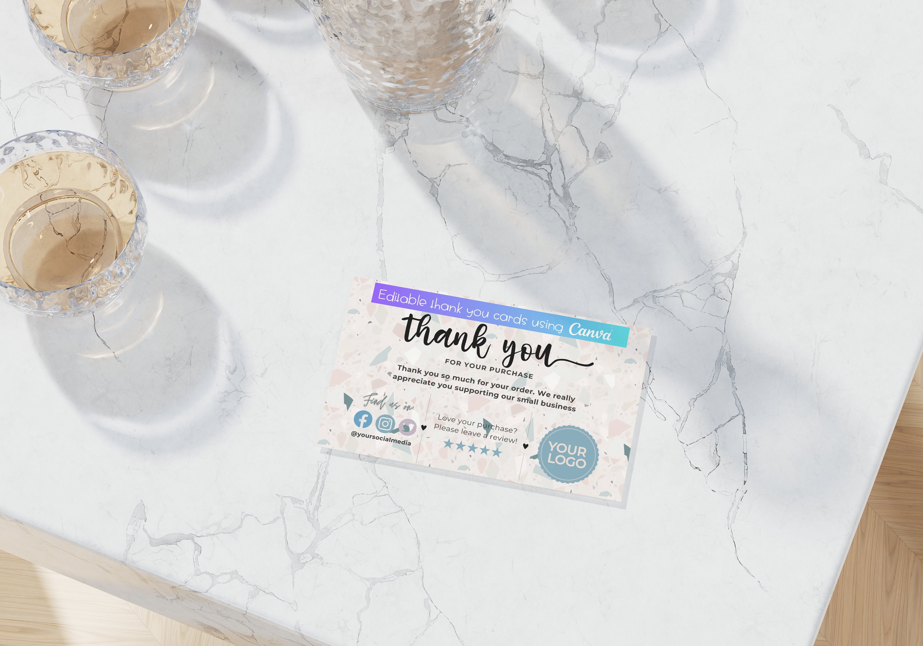 Thank You Cards, Thank You for Your Order Cards, Thank You Packaging ...