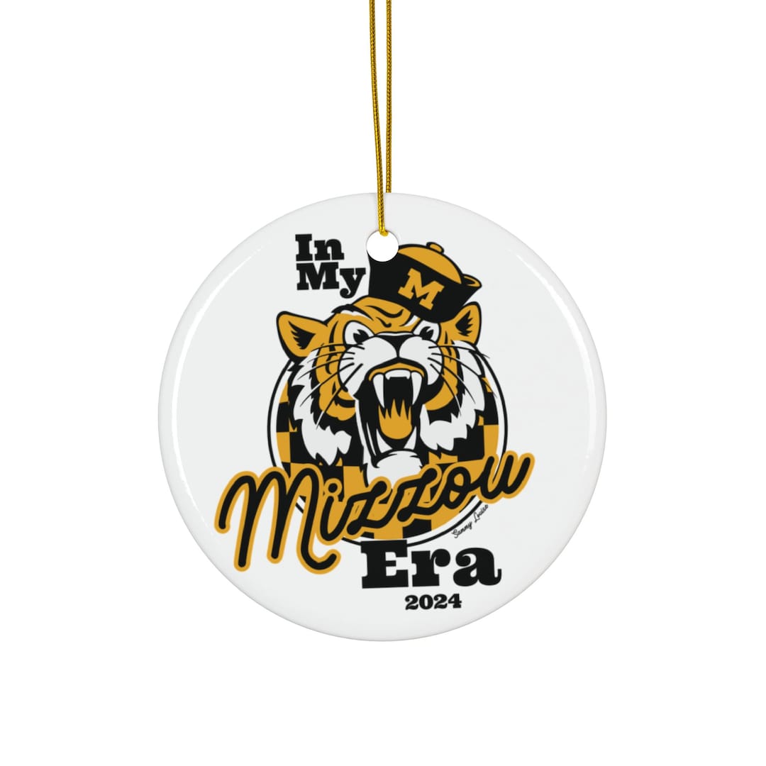 Mizzou College Era Ceramic Ornament, Missouri Tigers Gift, University ...