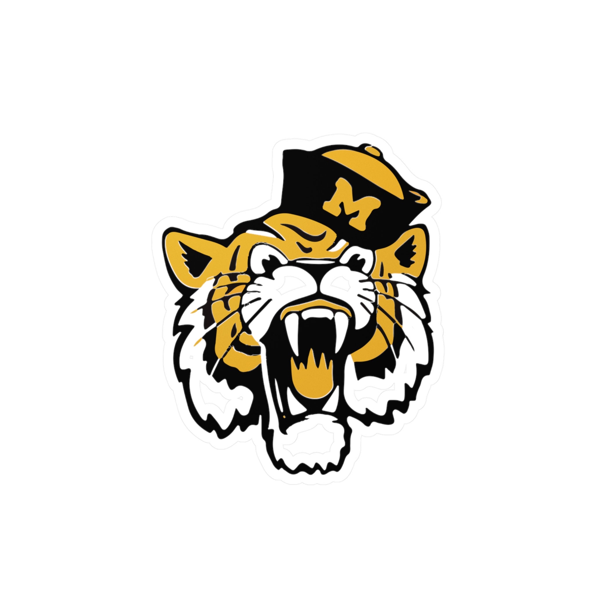 Mizzou Vintage Tiger Mascot Vinyl Decal - Etsy