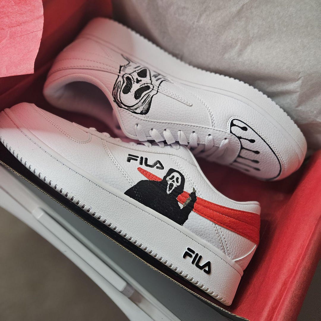Custom Ghostface Shoes - Etsy