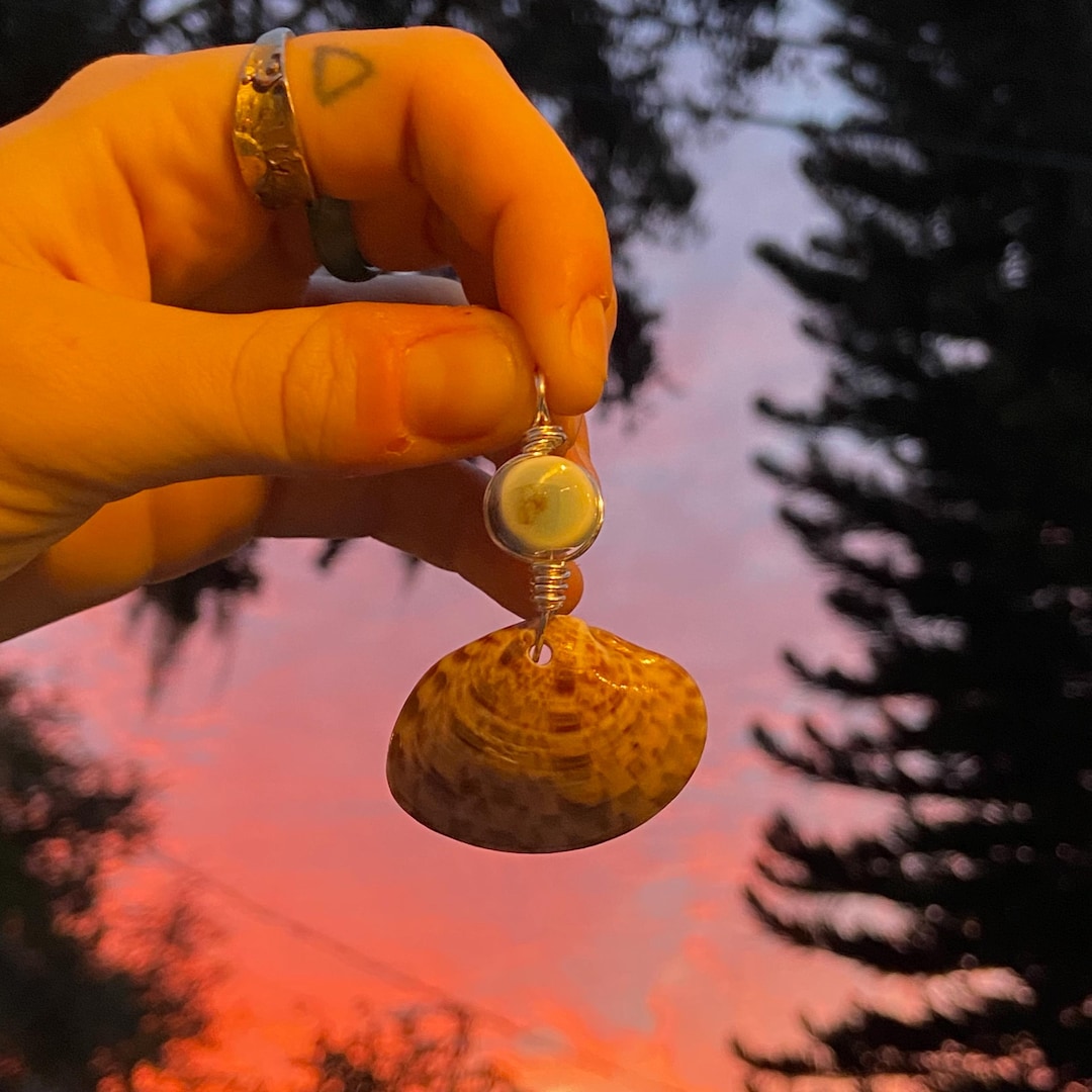 SUNRAY VENUS CLAM Pendant - Etsy