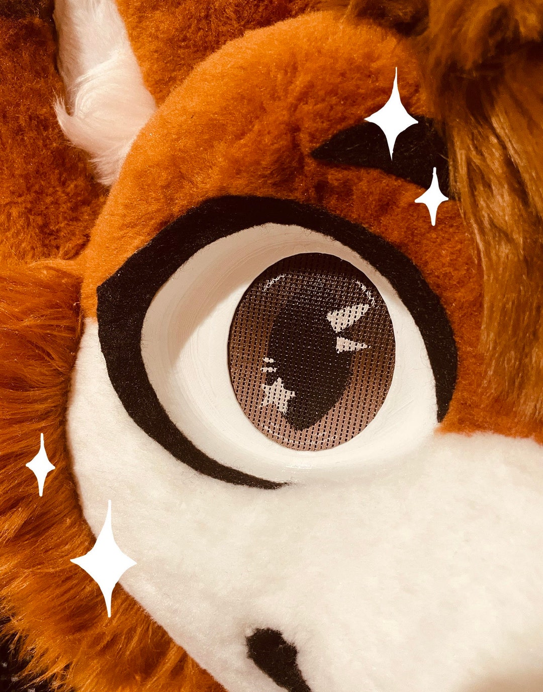 3D Printed Fursuit Eyes (surprised Eyes) - Etsy