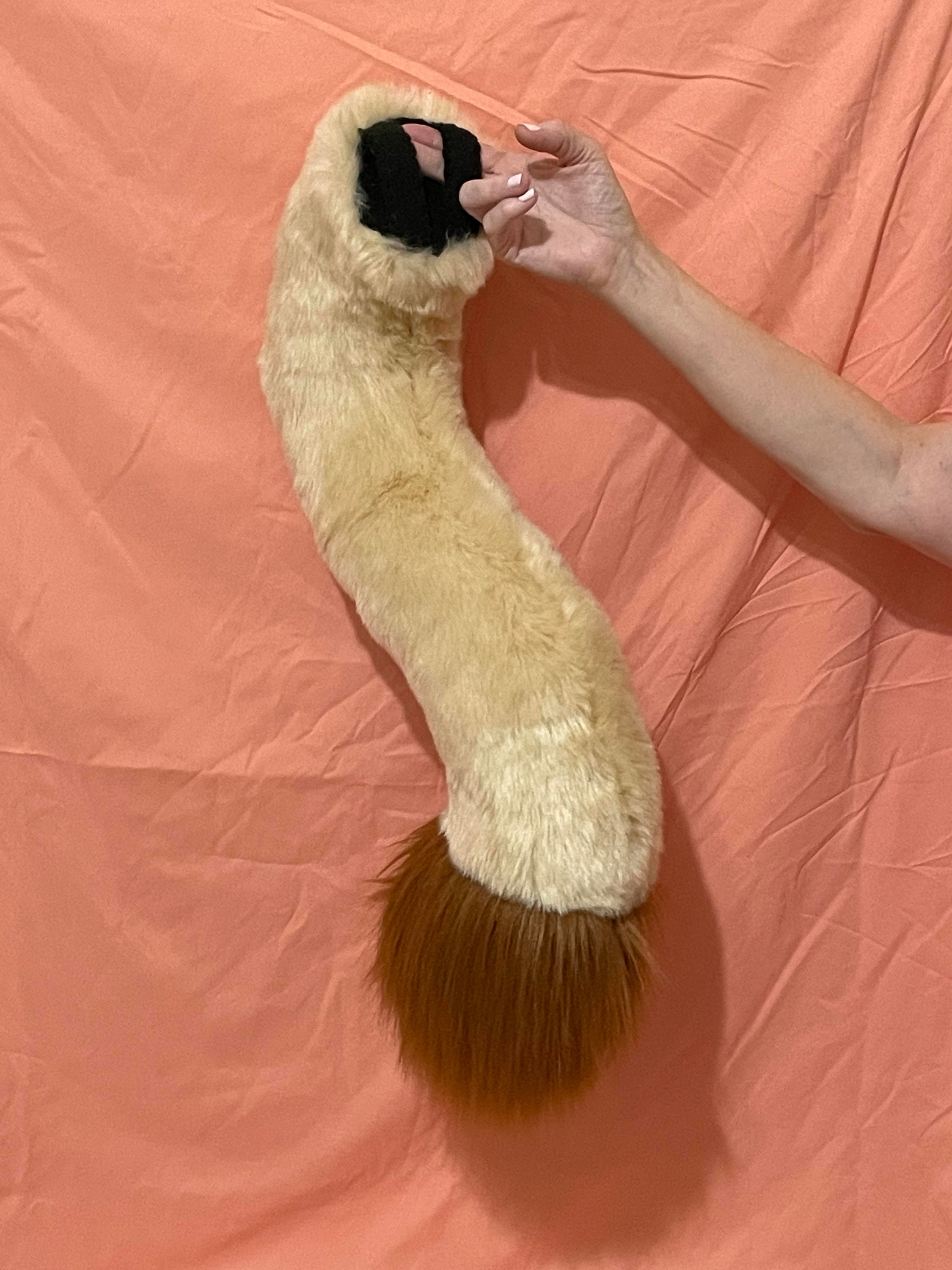 Beige Lion Tail - Etsy