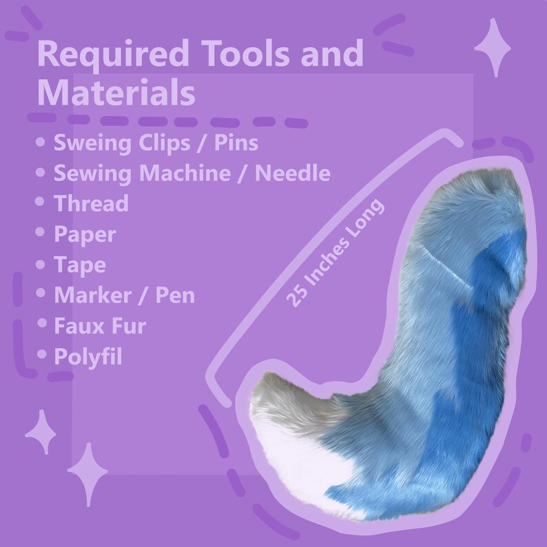 Protogen Tail Pattern (PDF Download) - Etsy