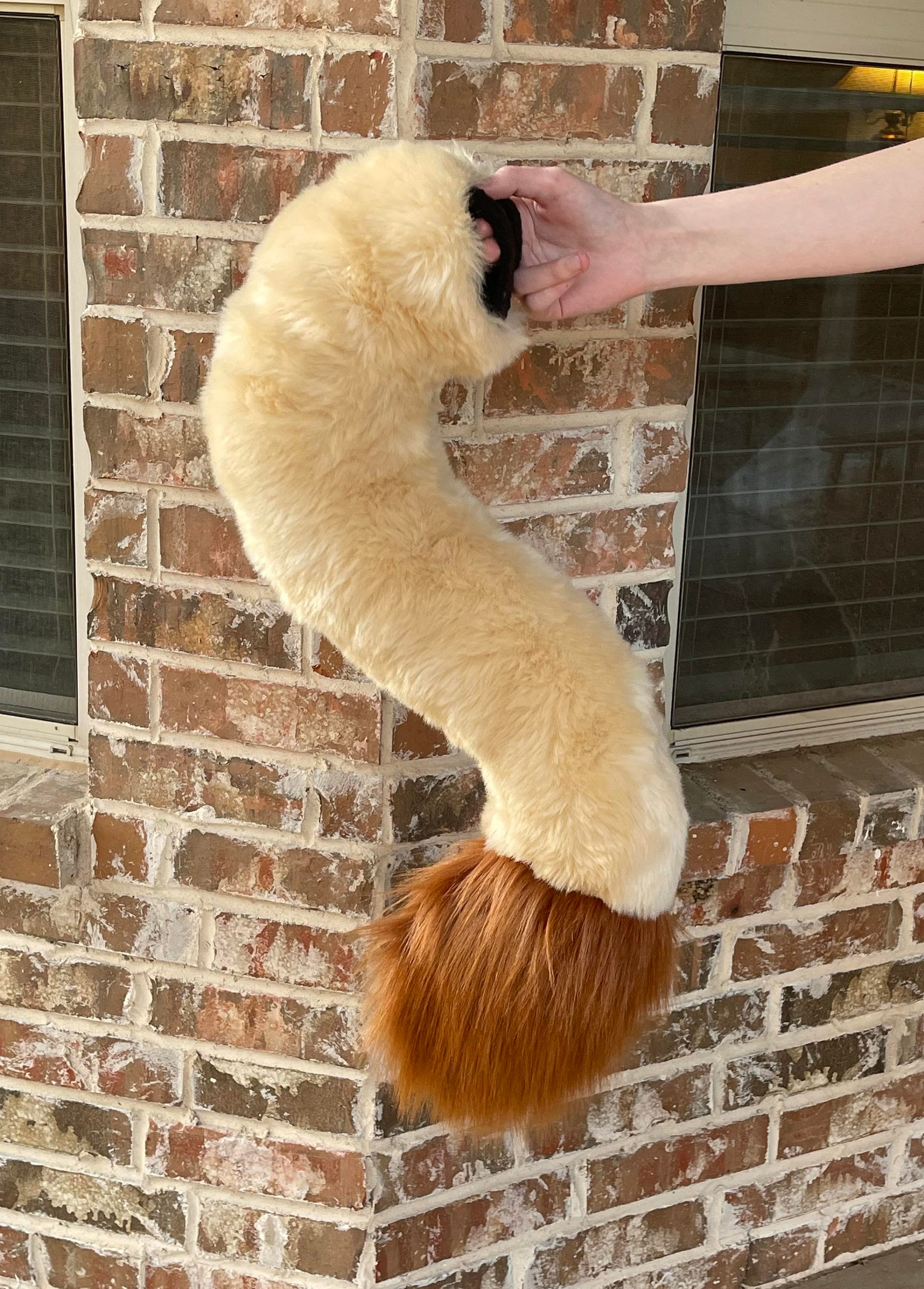 Beige Lion Tail - Etsy