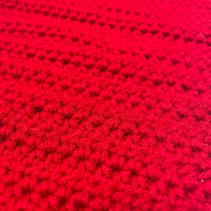 Red Crochet Handmade Keyboard Desk Mat - Etsy