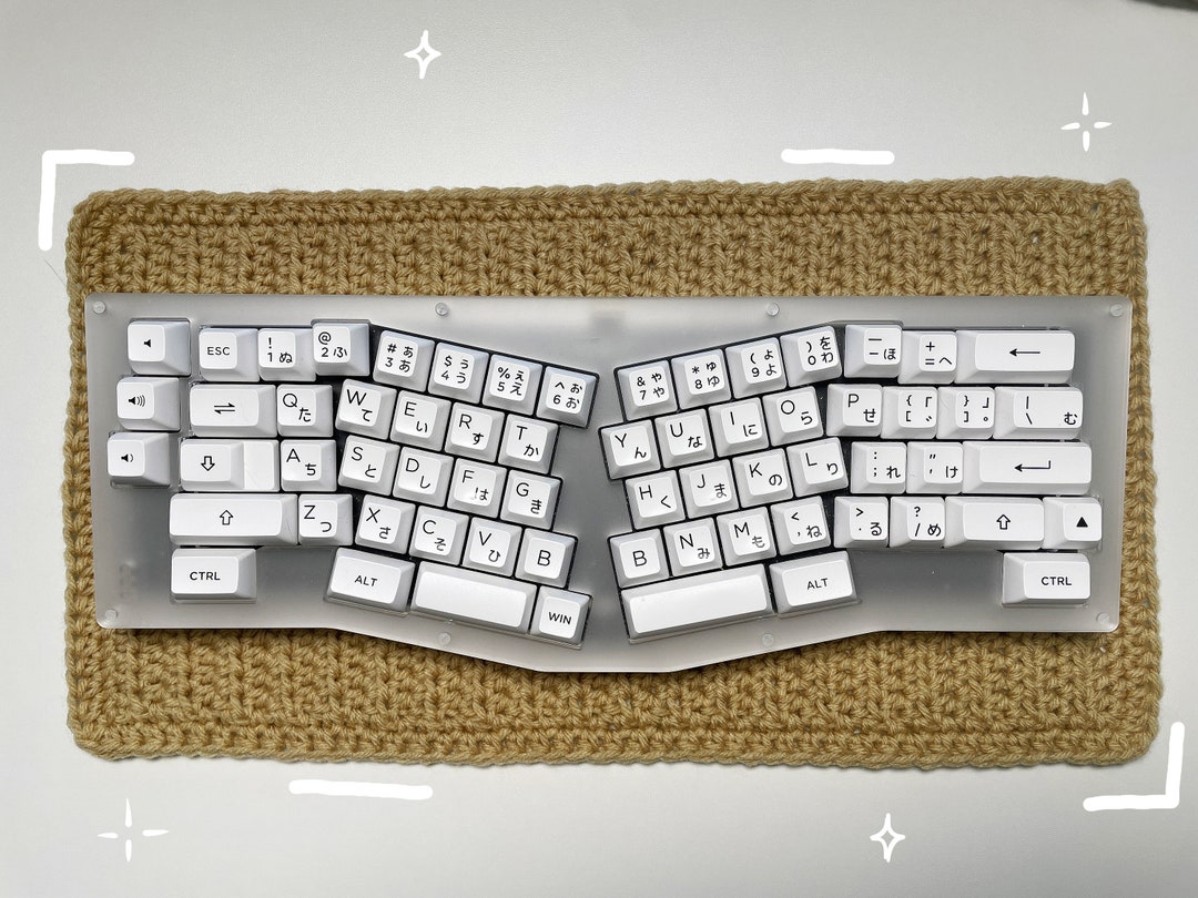 CUSTOM Crochet Handmade Keyboard Deskmat - Etsy