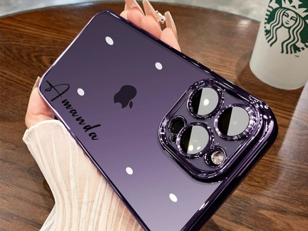 Your Style, Your Name: Personalized Luxury Plating Clear Case for ...