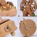 Wind-up Musical Box Wooden Music Box Retro Birthday Gift Vintage Home ...