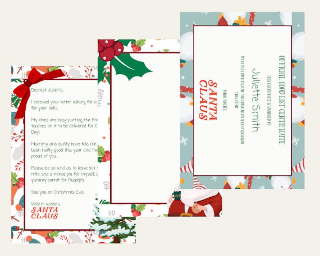 Customised Christmas Bundle - Etsy