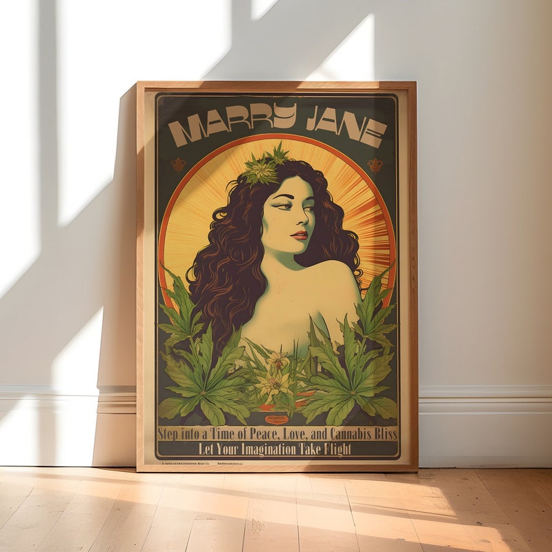 Marijuana Art - Etsy