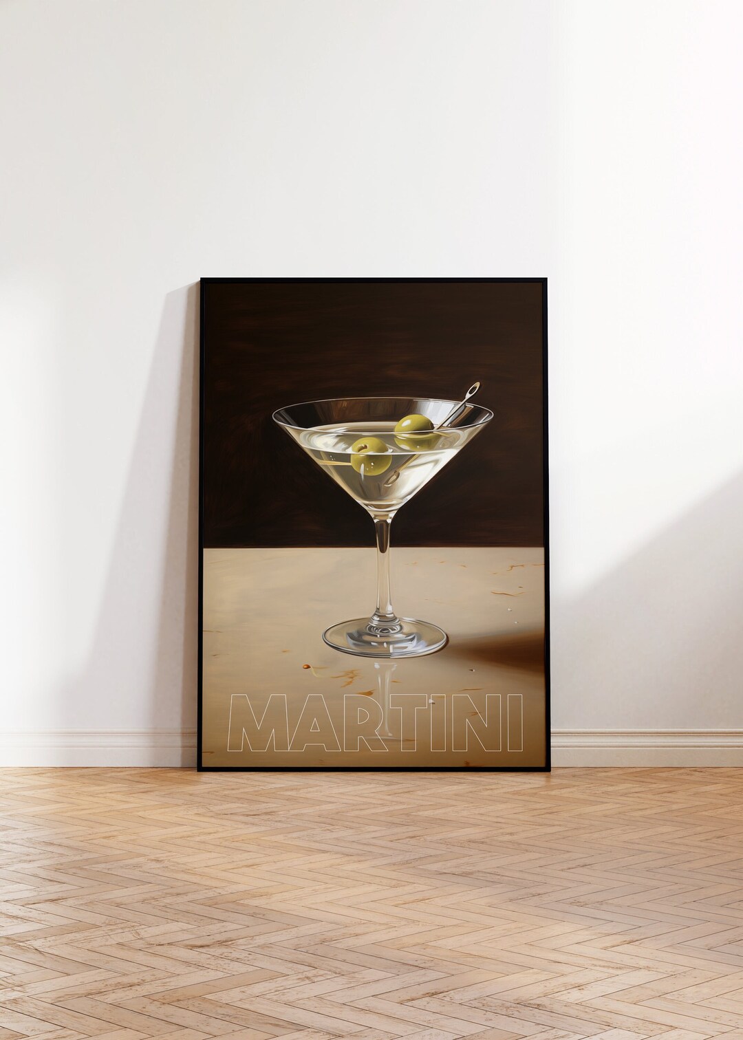 Martini Cocktail Print Martini Print Martini Poster Dirty Martini Print ...