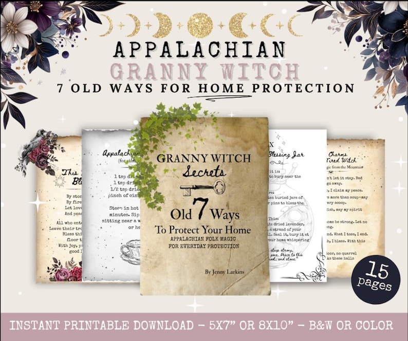 Granny Witch Home Protection: Appalachian Folk Magic Recipes (digital ...