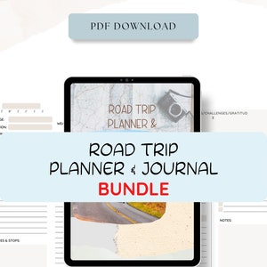 Road Trip Planner BUNDLE | Vacation Planner | Travel Checklist | Travel ...