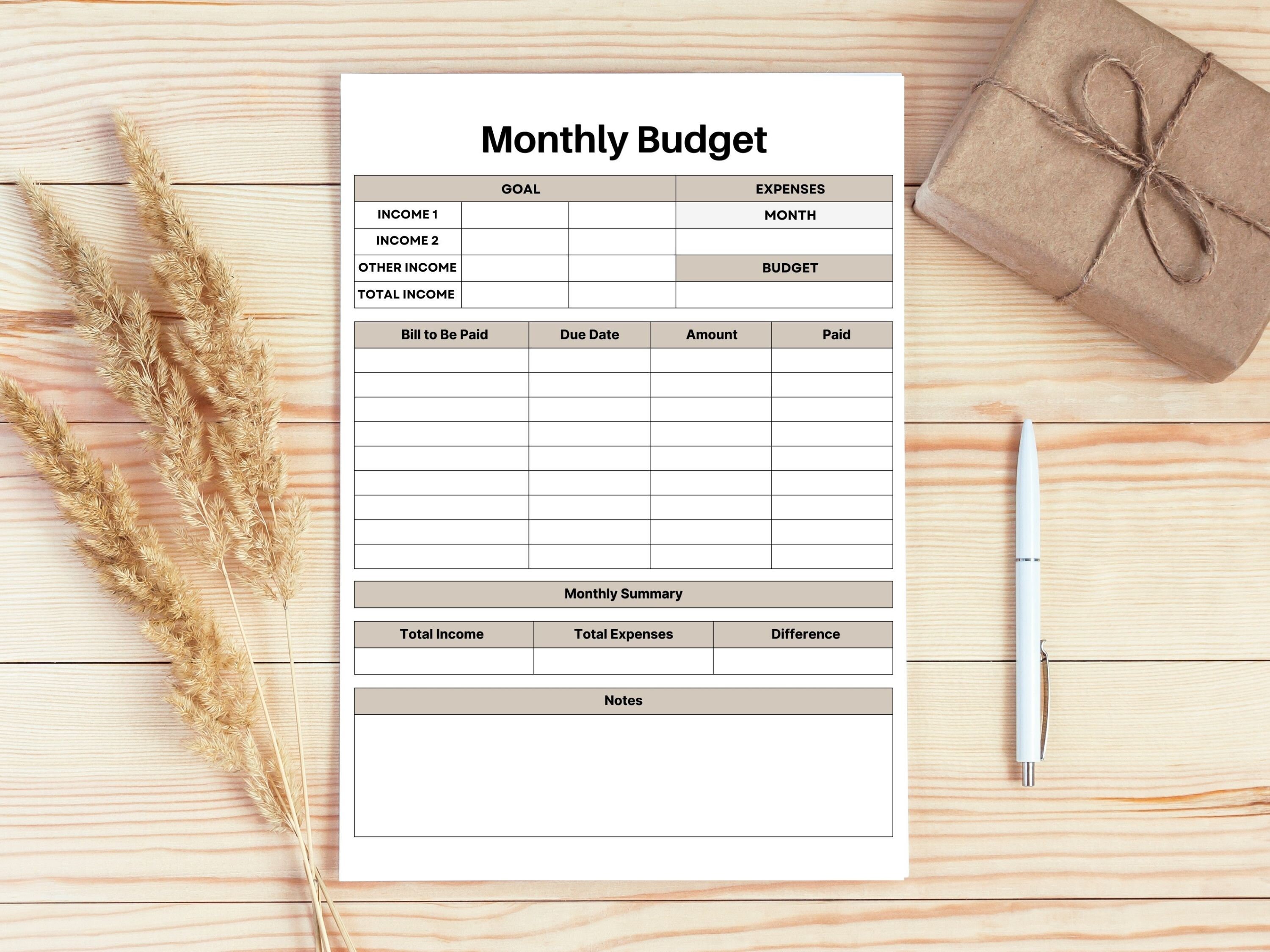 2024 Daily Weekly Monthly & Yearly Planner Dated Digital Planner ...