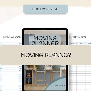 Moving Printable Planner | Moving Checklist | Change of Address ...