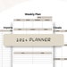 2024 Daily Weekly Monthly & Yearly Planner Dated Digital Planner ...