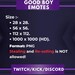 6 Good Boy Emotes Bundle Pack Twitch, Youtube, Discord Chibi Cartoon ...