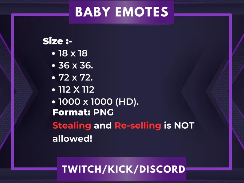 Cute Baby Girl Emotes Twitch and Discord Emotes Instant Download ...