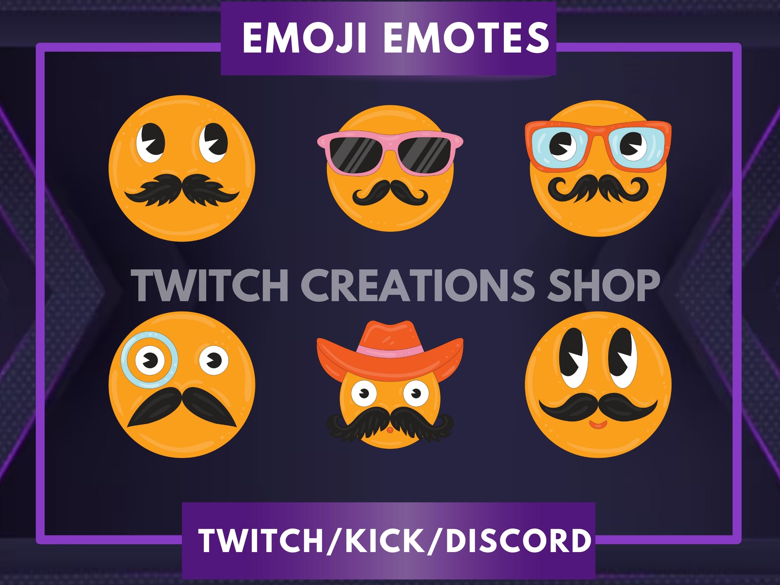 Twitch Emoji Emotes, Cute, Chibi, and Facial Expressions Perfect for ...
