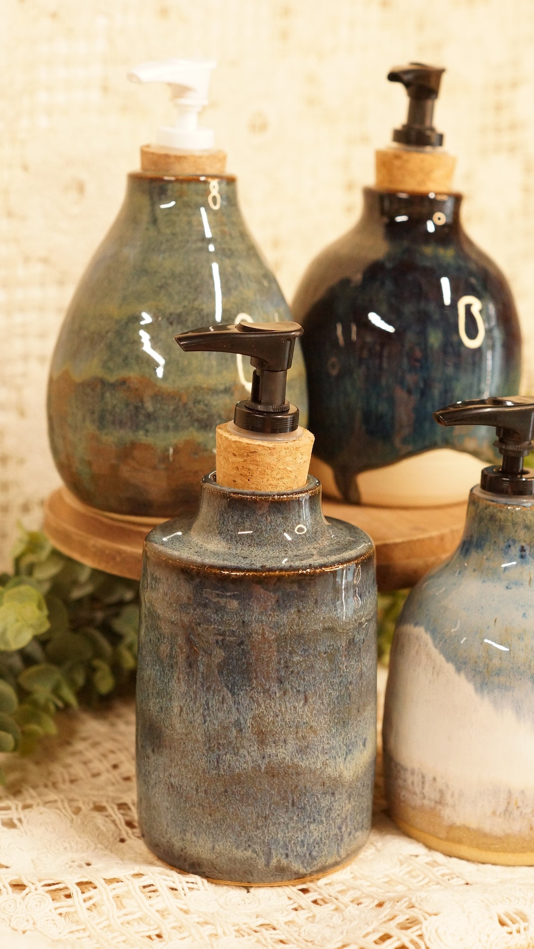 Handmade Ceramic Soap Dispenser - Etsy