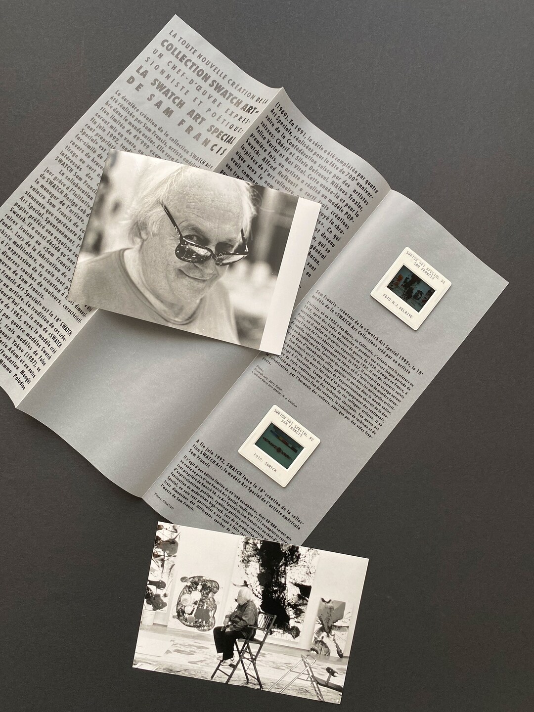 The Swatch Art Collection Sam Francis Press Release - Etsy