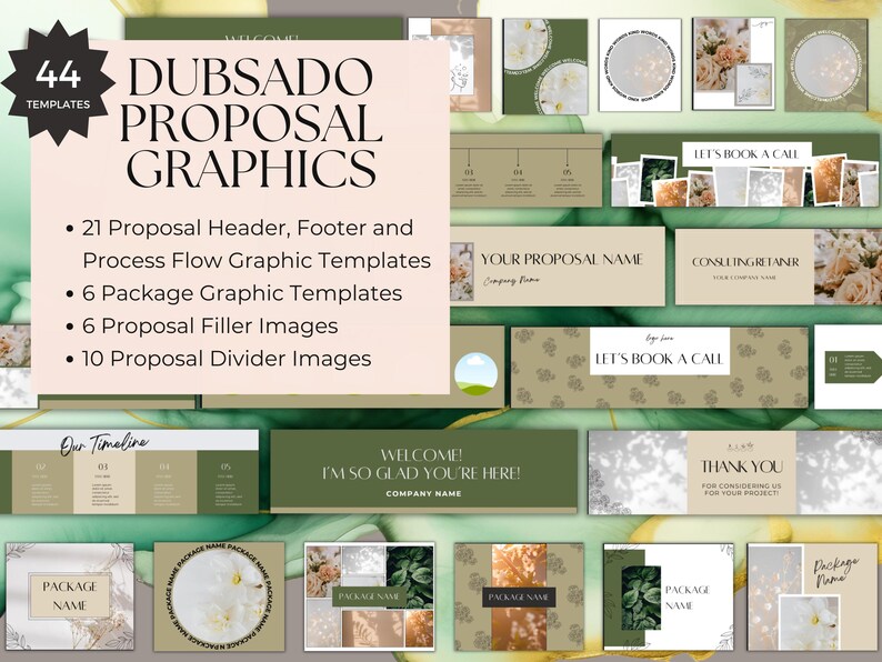 Dubsado Proposal Graphic Template | Done for You Copy | Contract ...