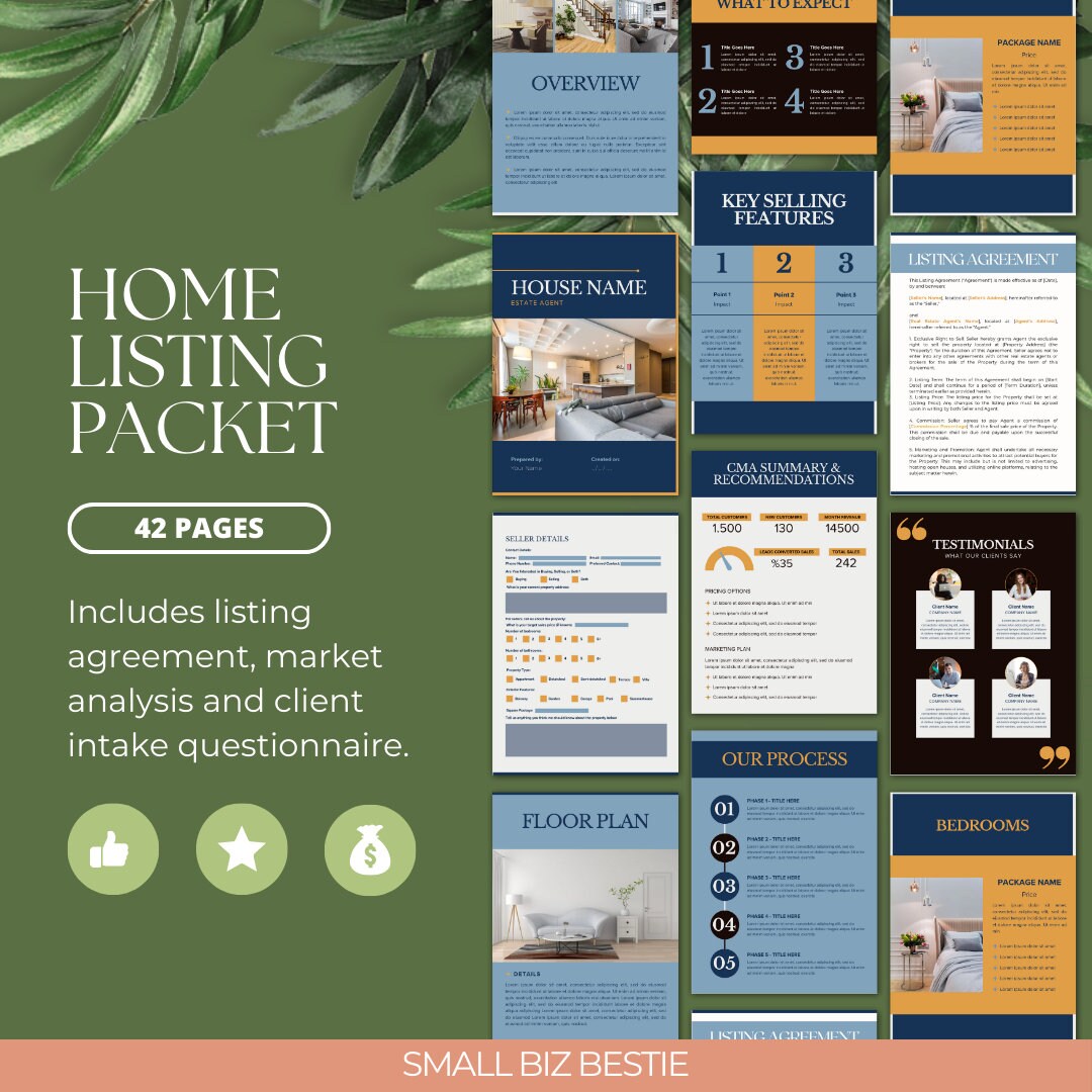 Listing Presentation Property Portfolio Home Property Booklet Real ...