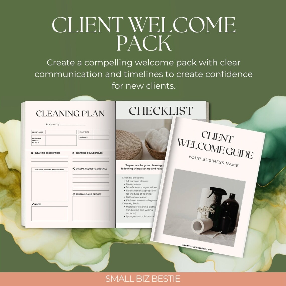 Client Intake Form Cleaning Business Commercial Cleaning Service Guide ...