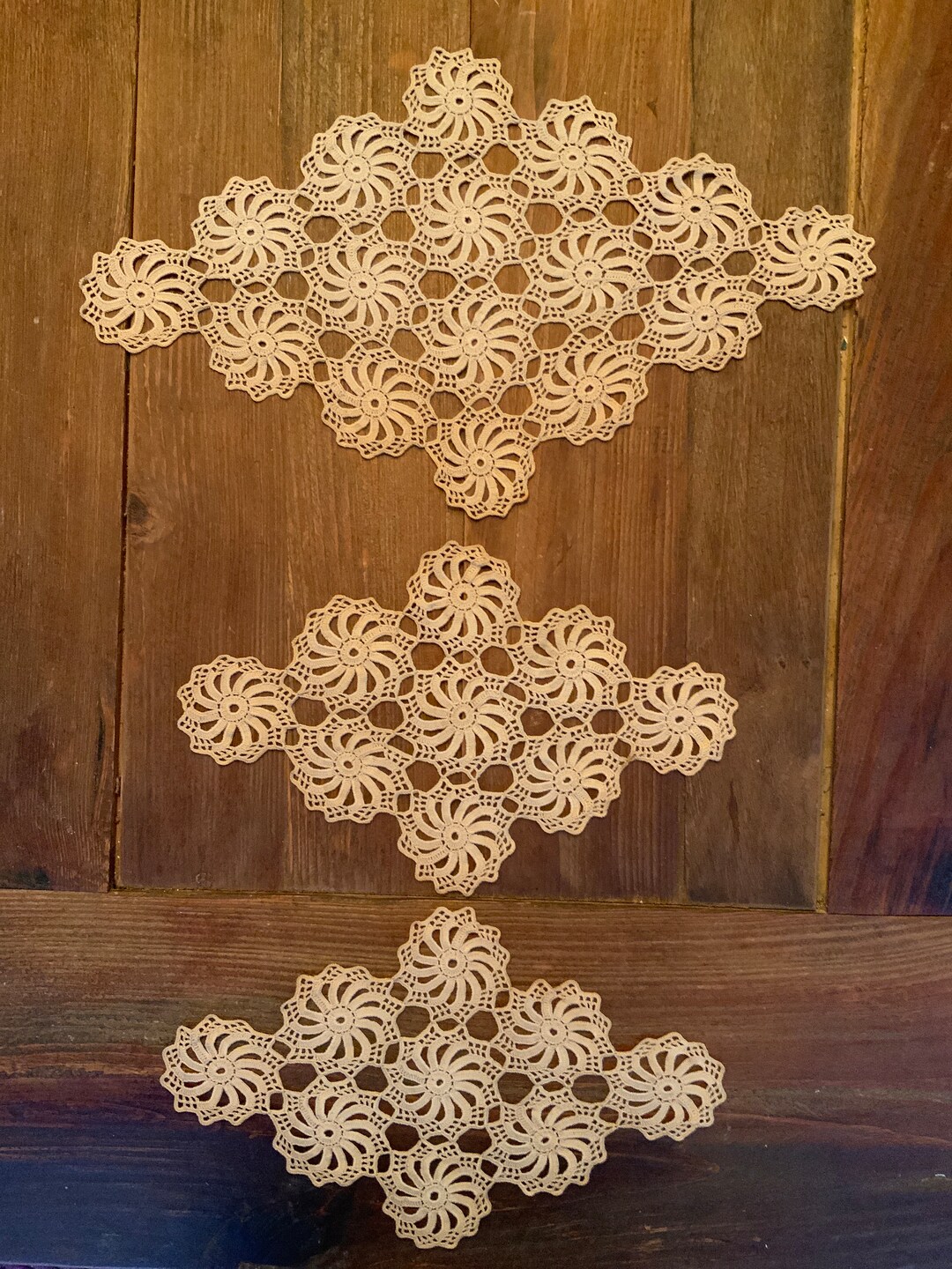 Set of 3 Doilies - Etsy