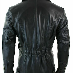 Handmade Cowhide Leather Motorcycle Coat: Black Biker Jacket - Etsy