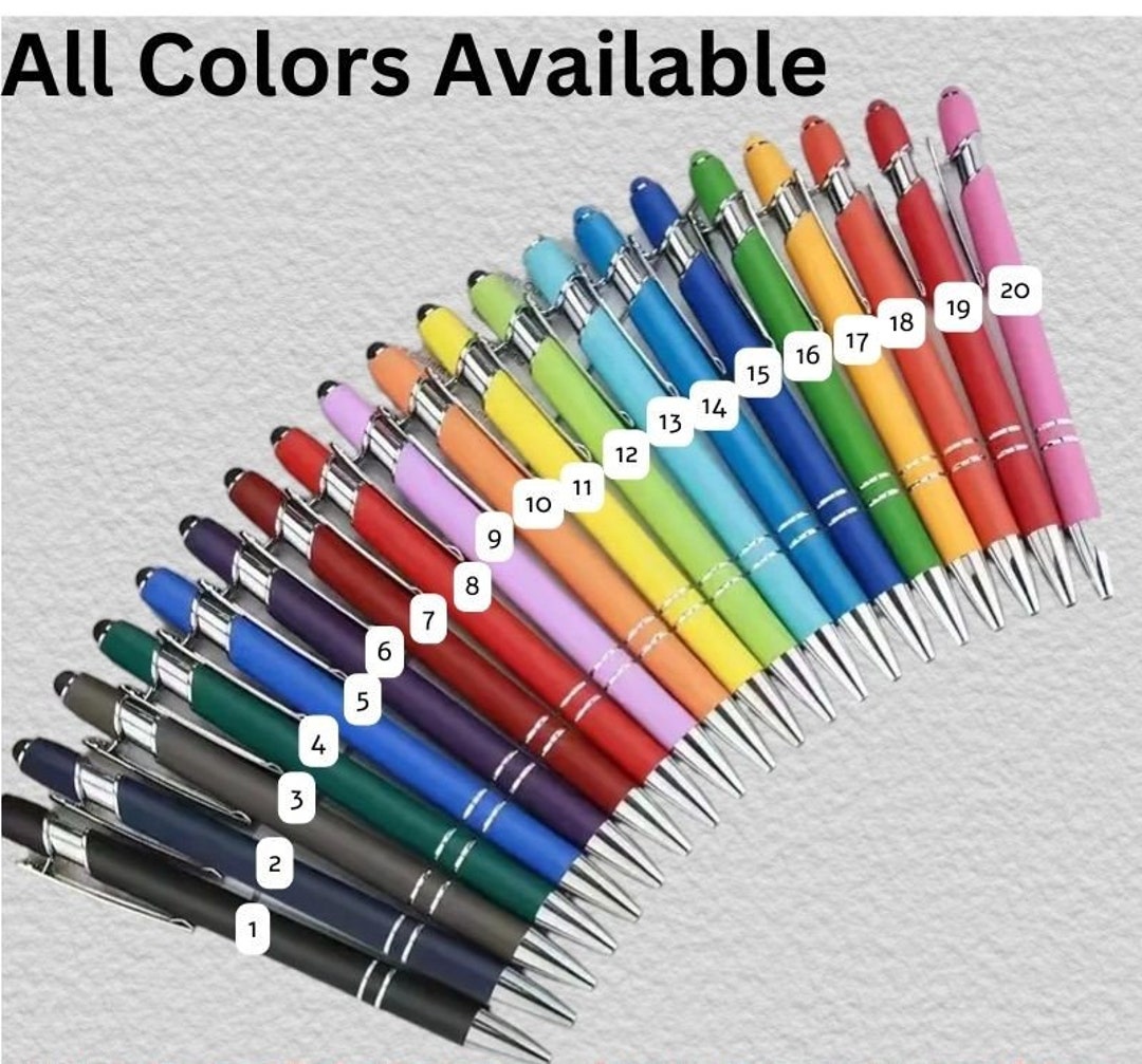 Personalized Stylus Pen Custom LOGO Custom Message Promotion Item 50 ...