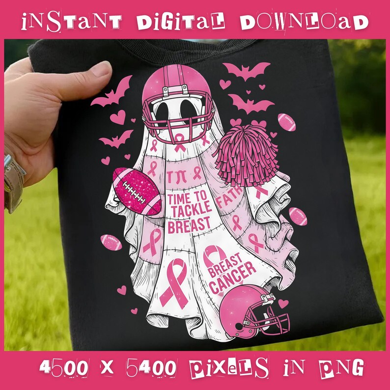 Tackle Cancer Football Bundle Png,fight Cancer Png,breast Cancer ...