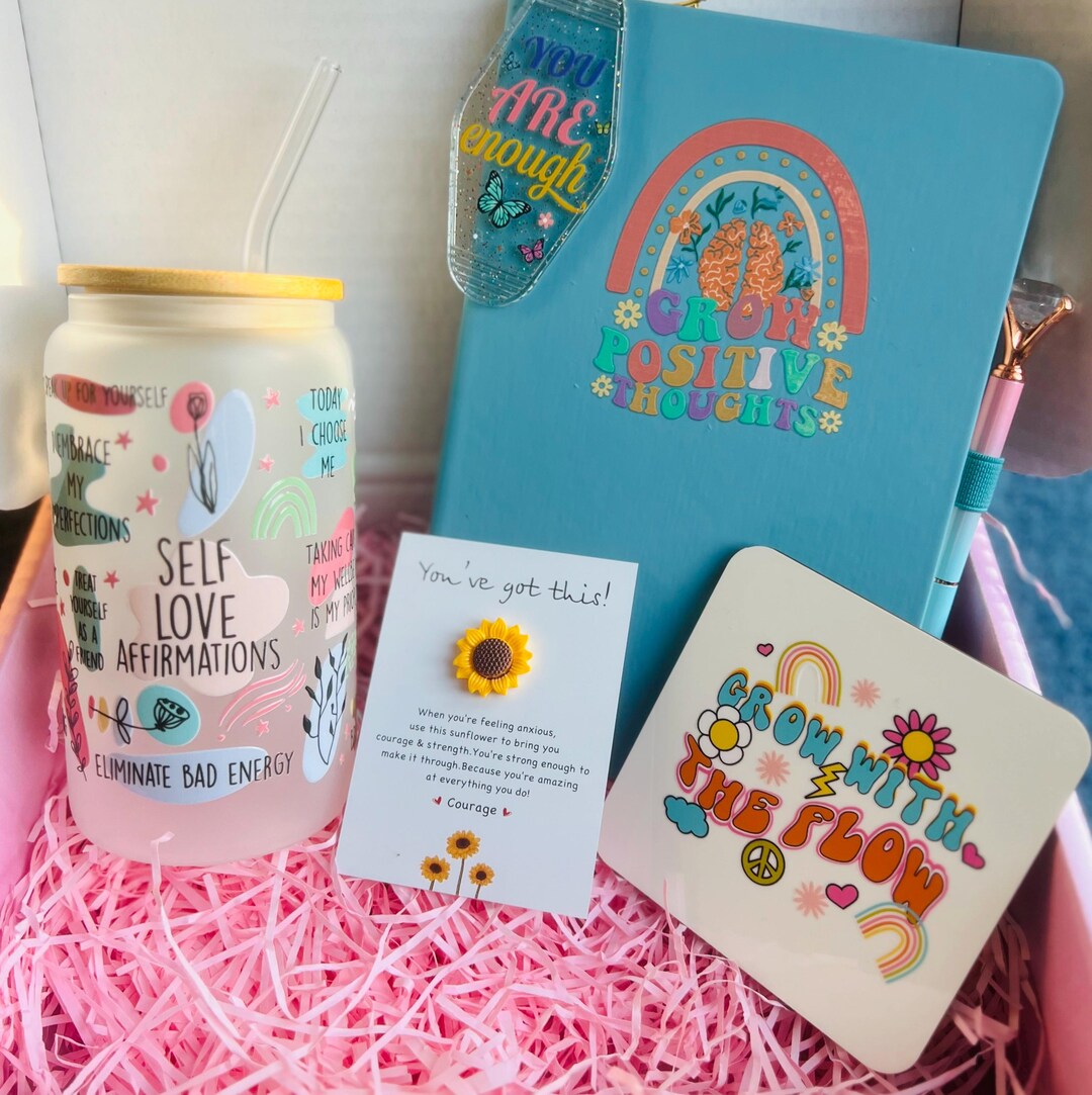 Self Love Gift Box, Affirmation Box, Positive Gifts, Daily Reminder ...