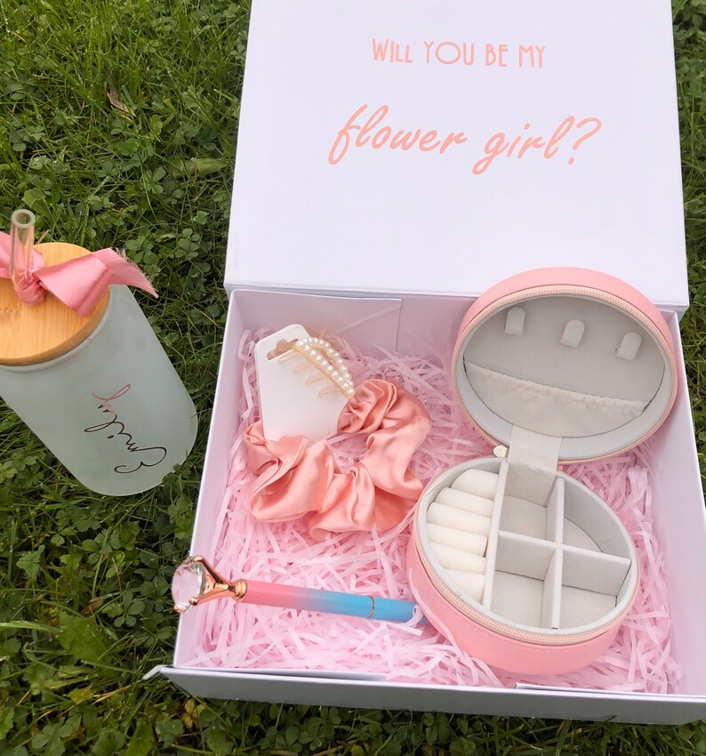 Personalised Flower Girl Proposal Box - Etsy