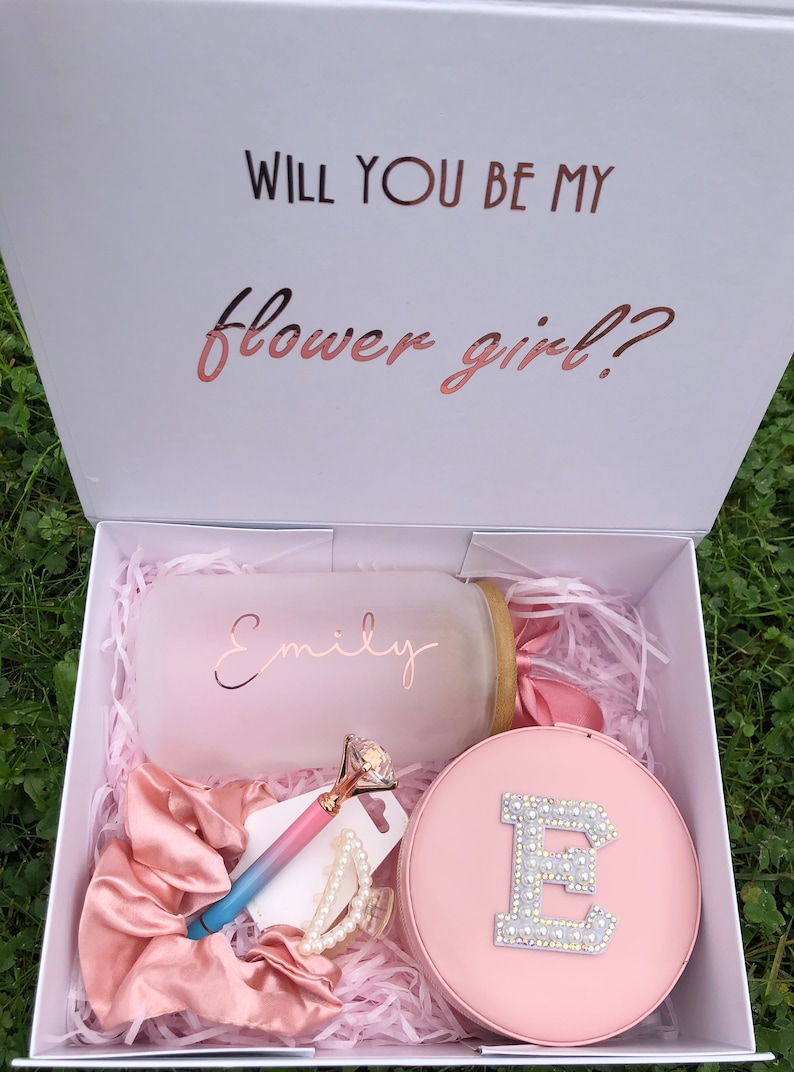 Personalised Flower Girl Proposal Box - Etsy