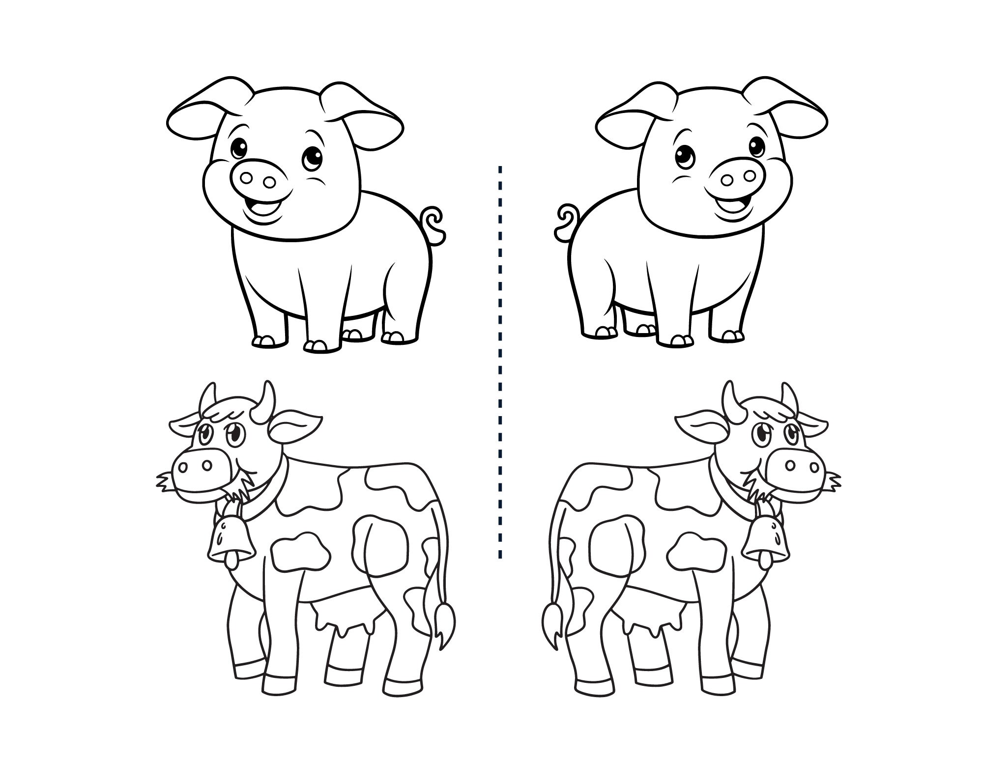Old Macdonald Preschool / Kindergarten Coloring Paper Puppet Show ...
