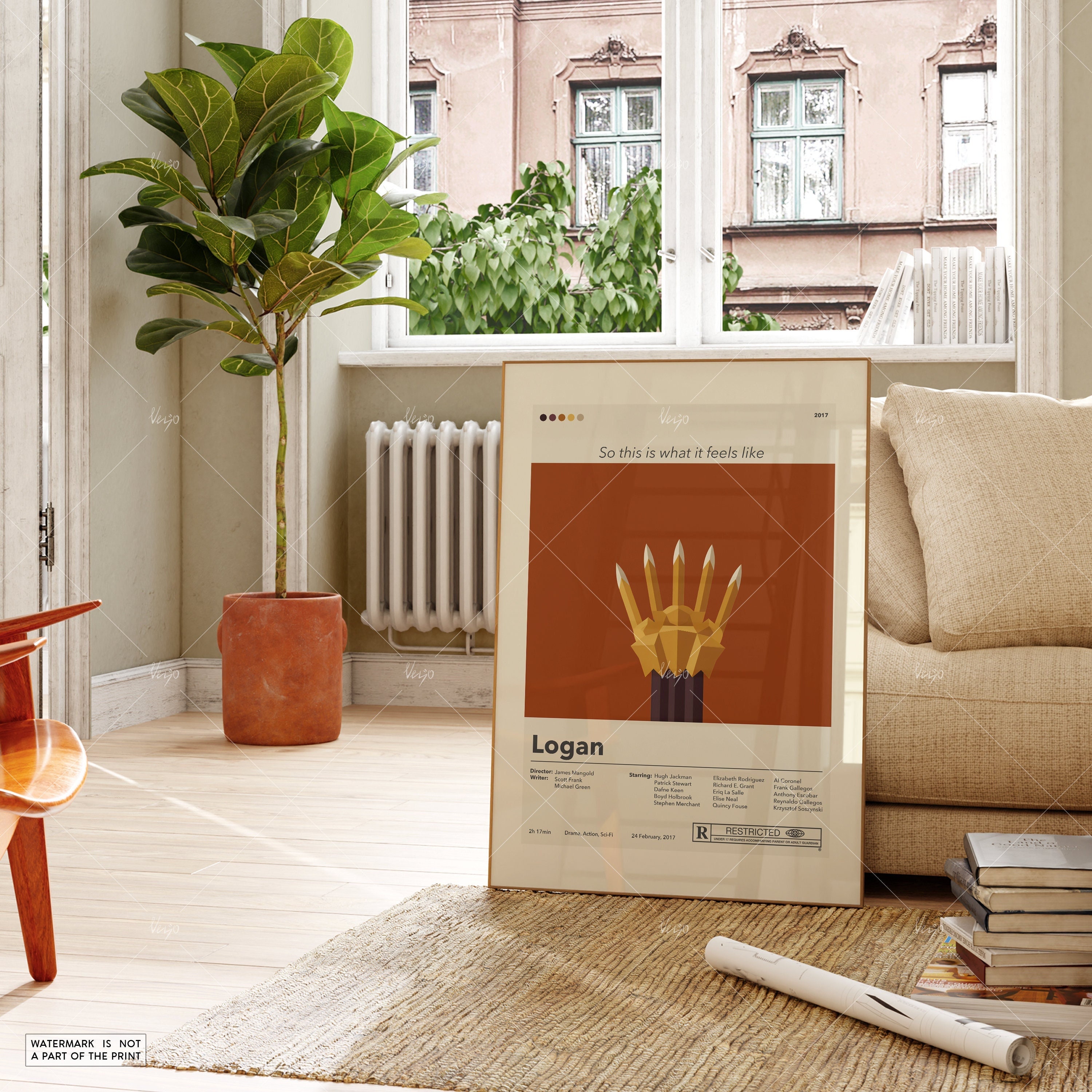 Logan Poster James Mangold Minimalist Movie Poster Custom Movie Posters ...