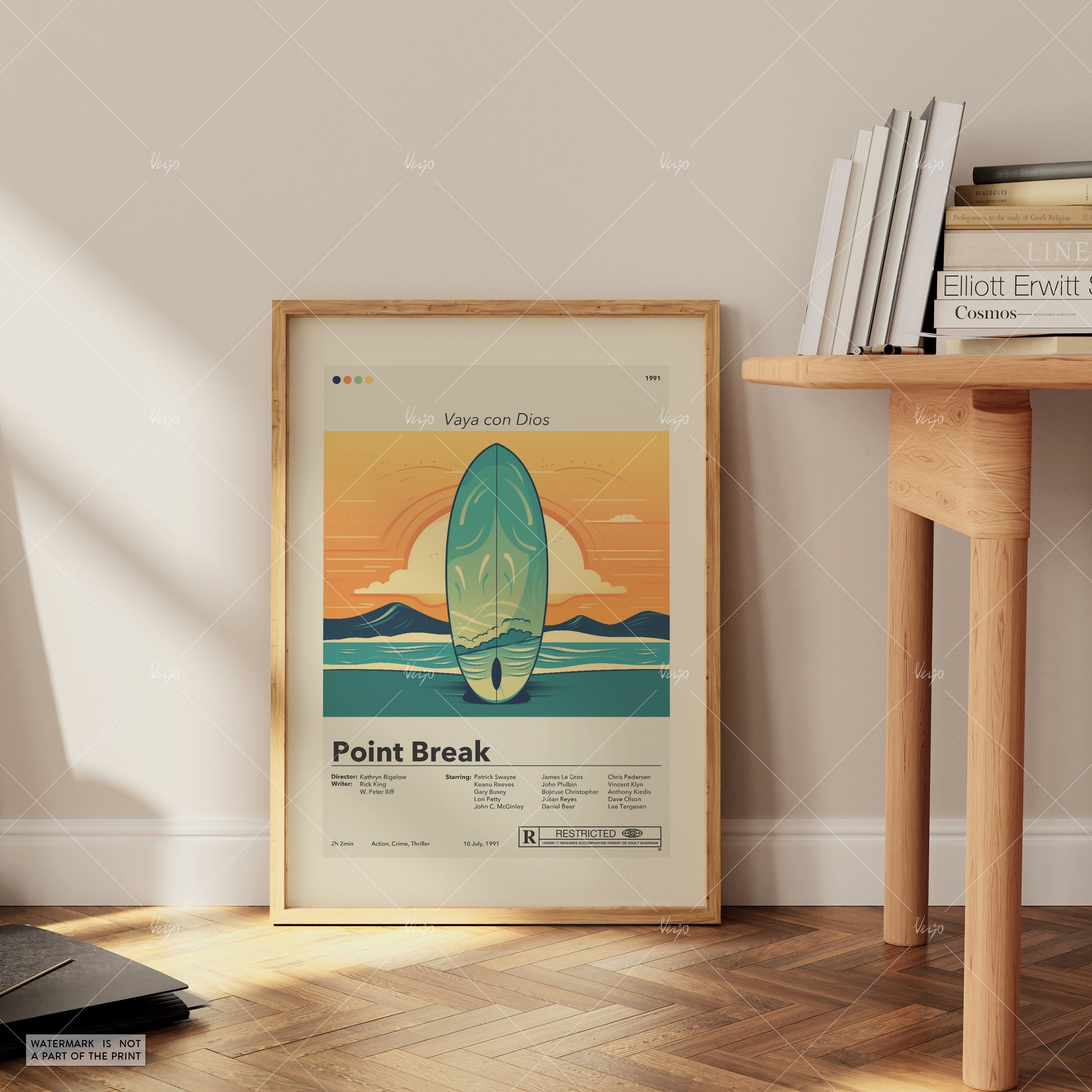 Point Break Poster Kathryn Bigelow Minimalist Movie Poster Custom Movie ...