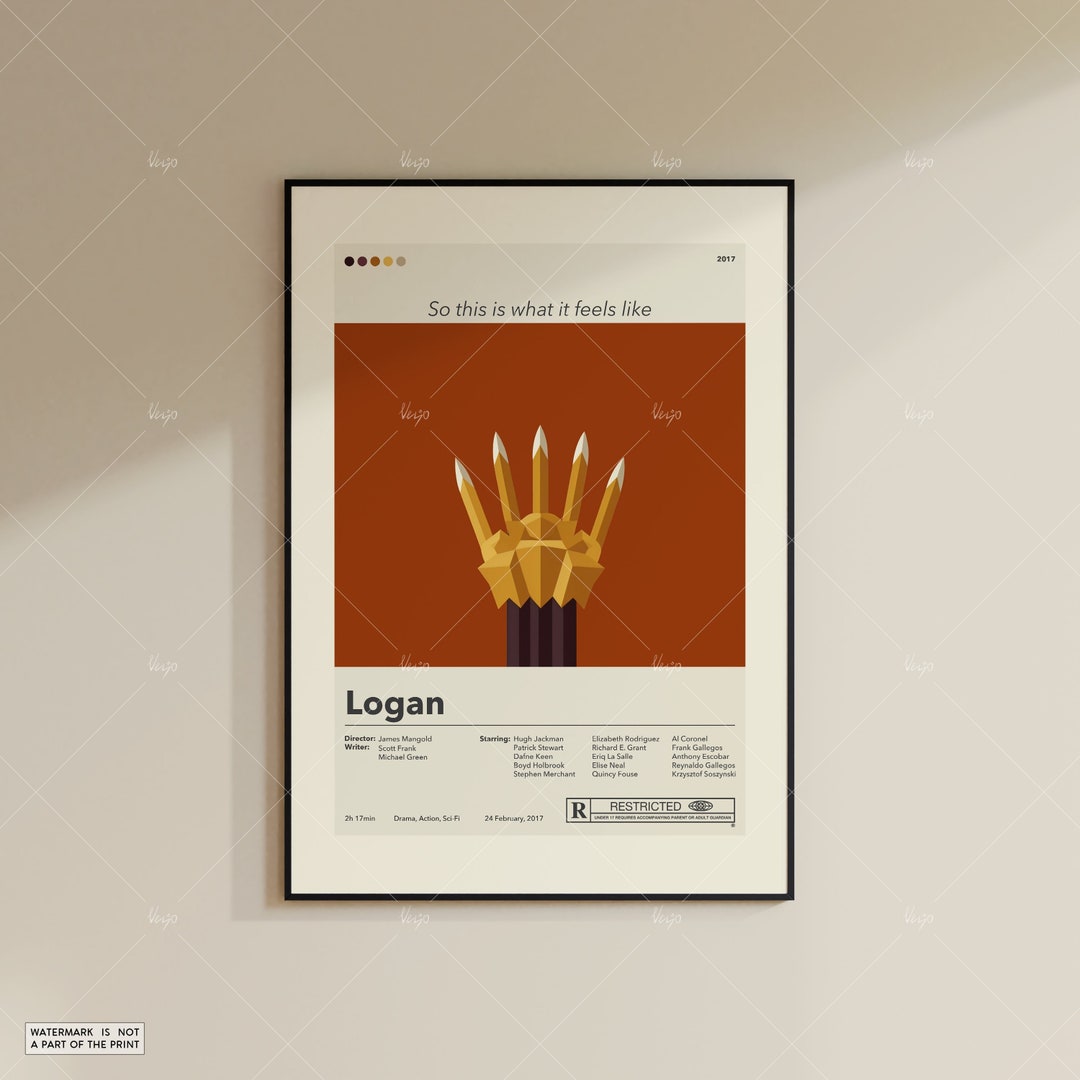 Logan Poster | James Mangold | Minimalist Movie Poster | Custom Movie ...