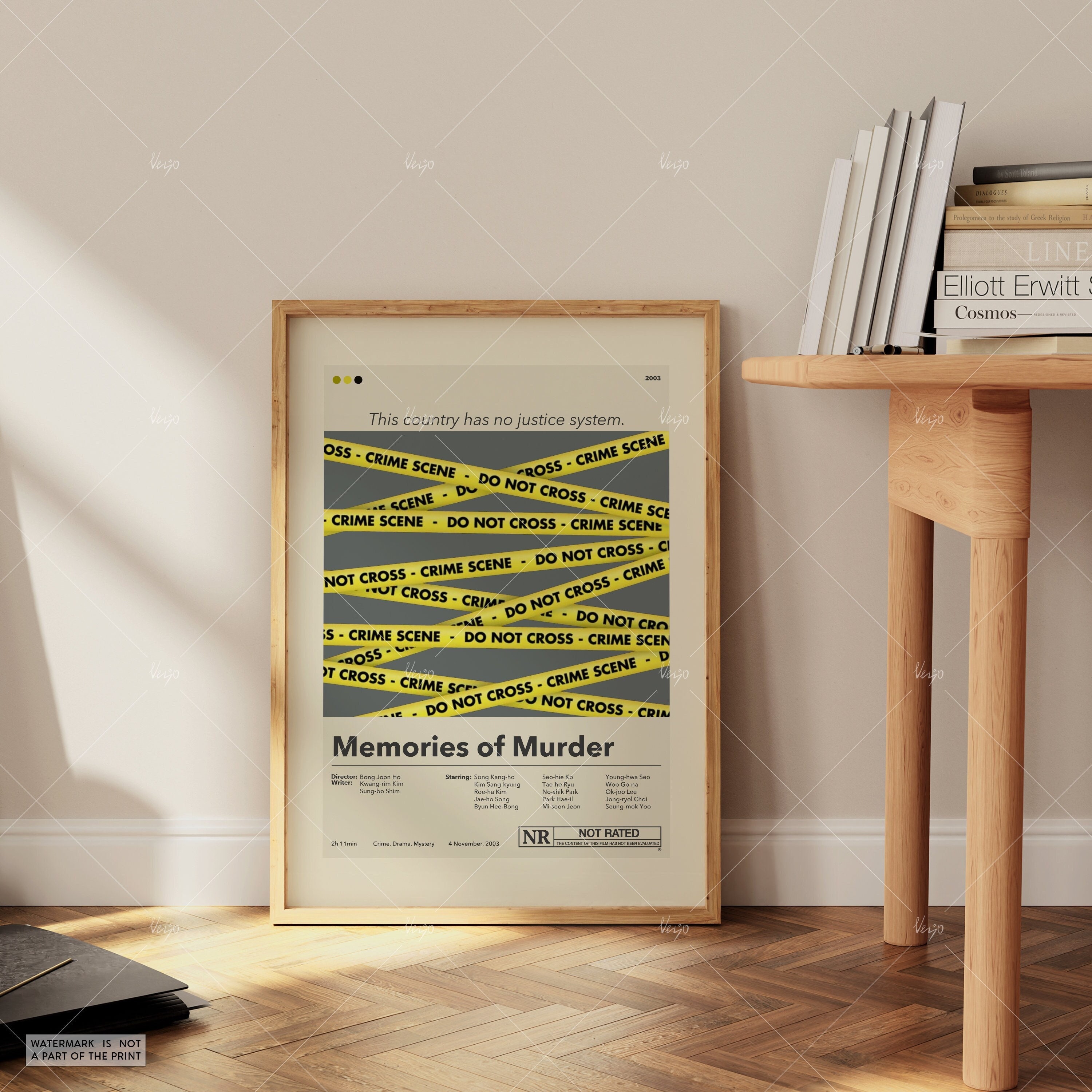 Memories of Murder Poster Bong Joon Ho Minimalist Movie Poster Custom ...