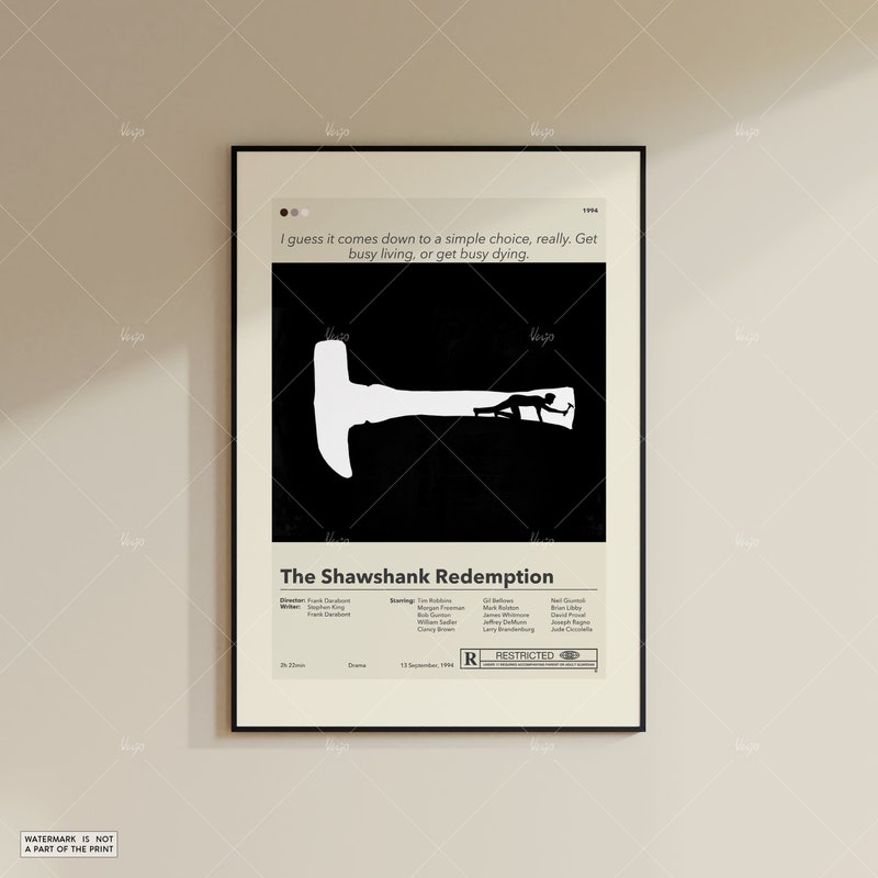 Shawshank Redemption - Etsy