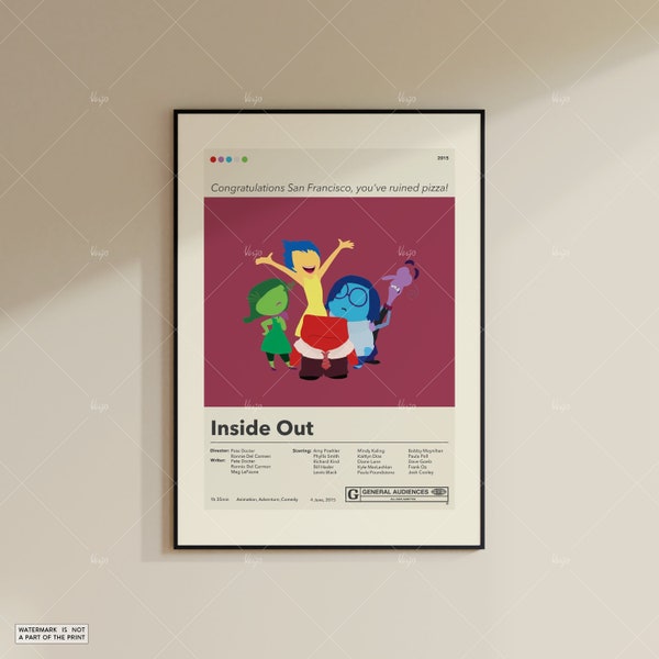 Inside Out Movie Posters - Etsy
