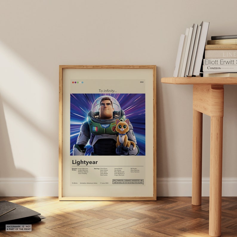 Lightyear Poster Angus Maclane Minimalist Movie Poster Custom Movie ...