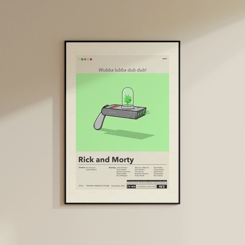Rick and Morty Poster - Etsy