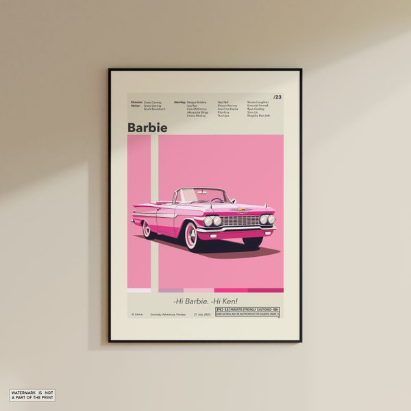 Vintage Barbie Print - Etsy