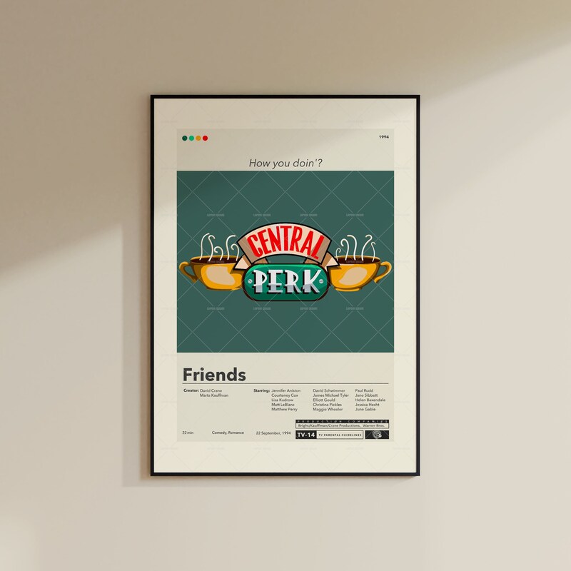 Friends Poster - Etsy UK