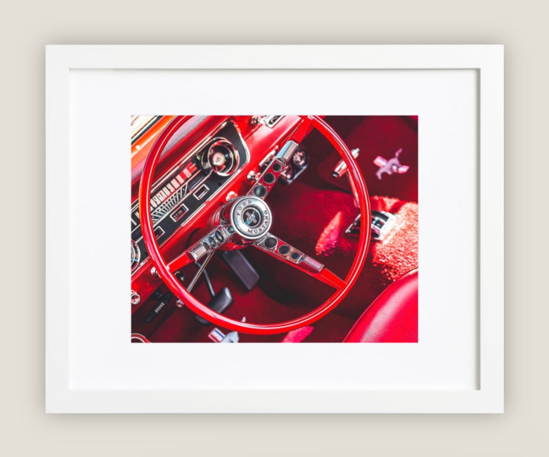 11x14 Framed Classic Mustang Photo - Etsy